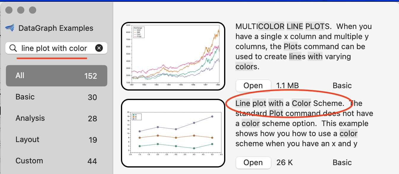 how to use a color scheme with the “plot function” ? – DataGraph Community