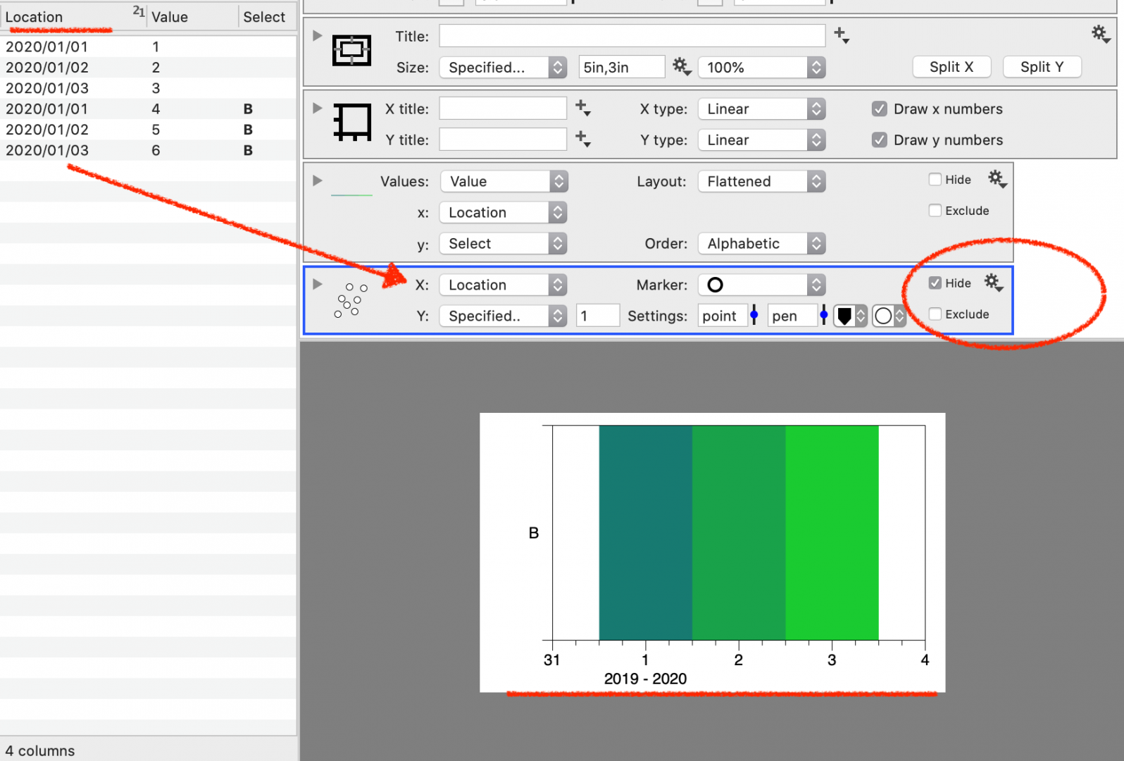 How to filter data in columns? – DataGraph Community